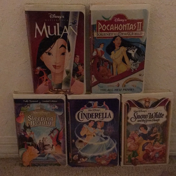 Disney | Other | Princess Collection Vhs Bundle | Poshmark